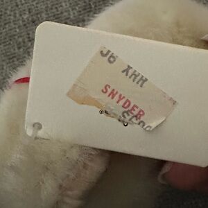 Russ | Toys | Vtg Russ Tuff Teddy Bear Plush 6 Earmuffs Red Green Scarf ...